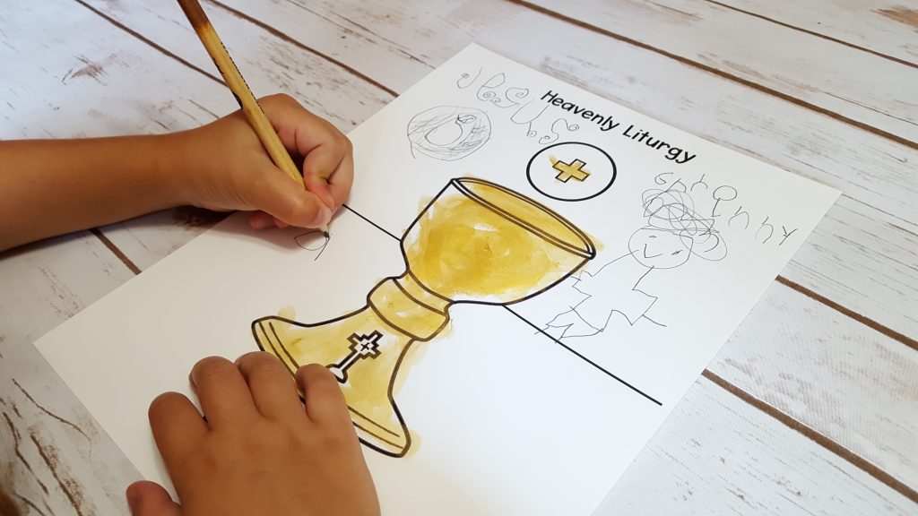 Template for Prayer Bag Craft - CATECHIST Magazine