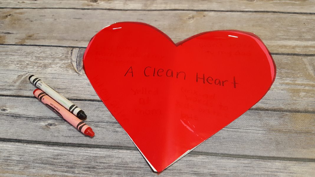The Joy of a Clean Heart : A craft about Penance and Reconciliation ...