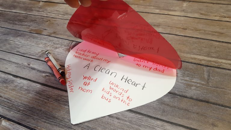 The Joy of a Clean Heart : A craft about Penance and Reconciliation ...