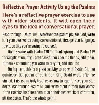 Teaching How to Pray with Christ - CATECHIST Magazine
