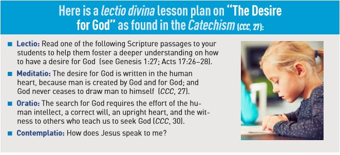 The Value of Lectio Divina in Class - CATECHIST Magazine