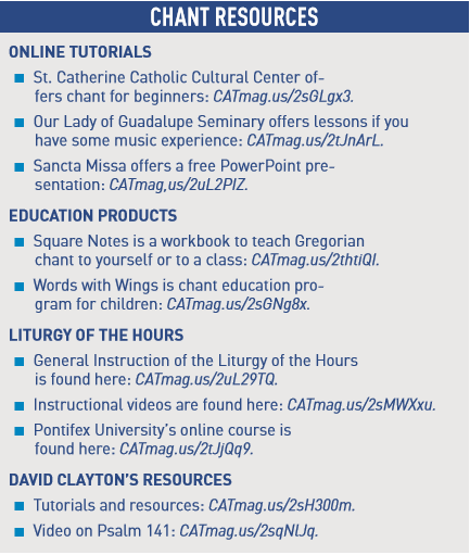 Singing the Psalms — Introducing Chant as Prayer - CATECHIST Magazine