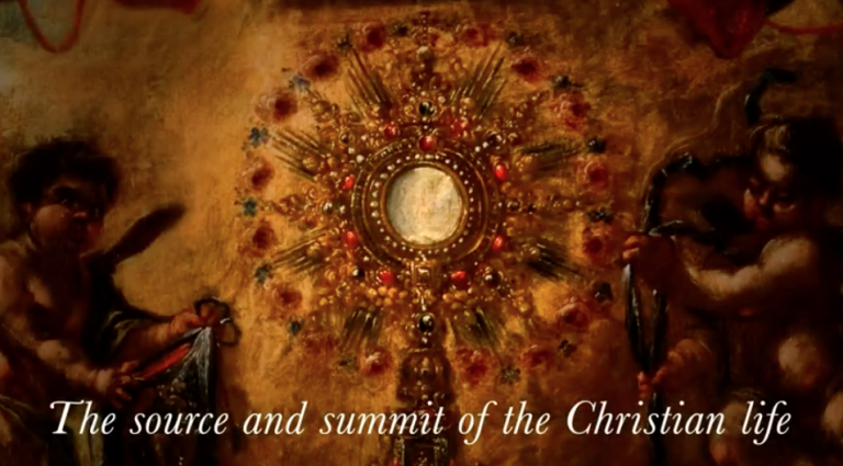 The Real Presence of the Eucharist - Bishop Robert Barron (Video ...
