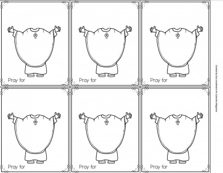 Prayer Card for Priests Template - CATECHIST Magazine