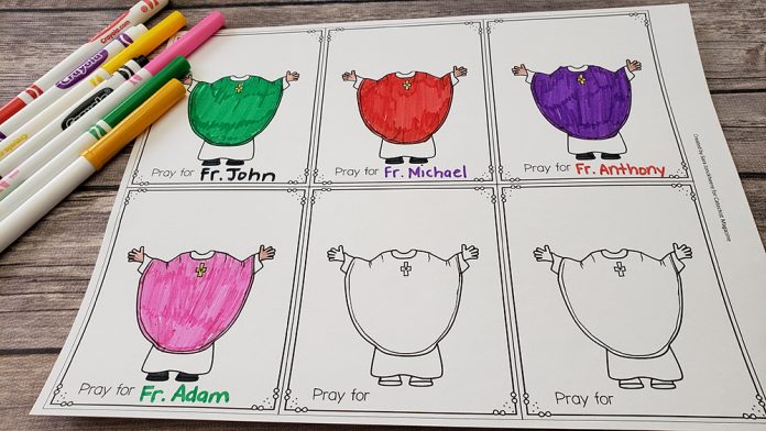 Praying for Our Priests Craft - CATECHIST Magazine