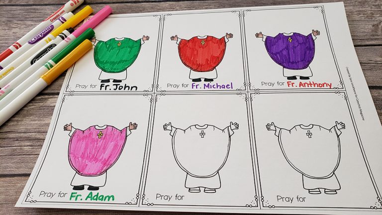 Praying for Our Priests Craft - CATECHIST Magazine
