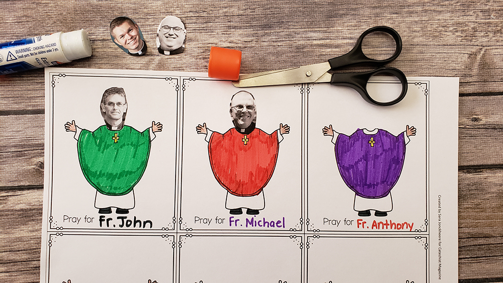 Praying for Our Priests Craft - CATECHIST Magazine
