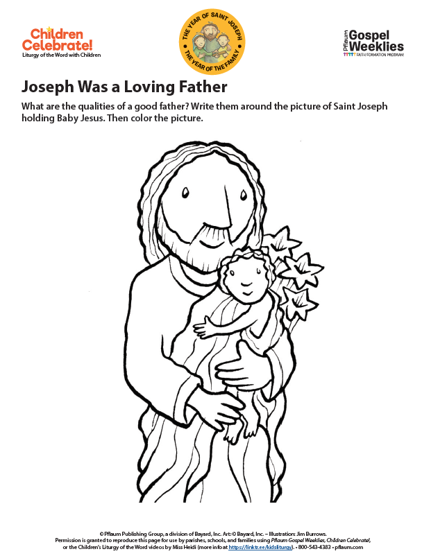 "Year of St. Joseph" — Free Activities for Children—now in Spanish, too ...