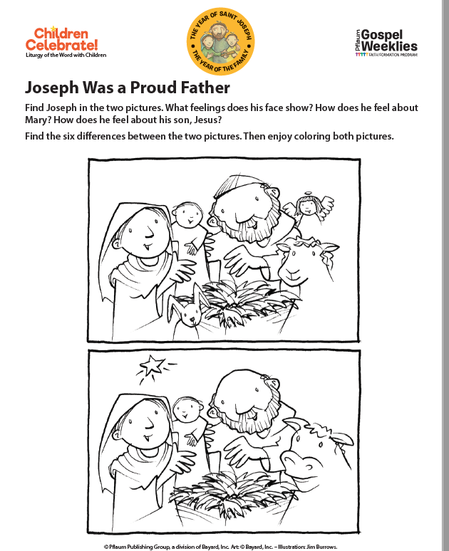 "Year of St. Joseph" — Free Activities for Children—now in Spanish, too ...